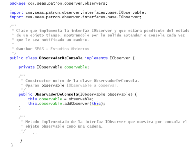 Observer · Atributos de calidad y patrones de diseño