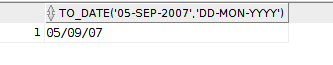 Función TO_DATE | Oracle XE 11g